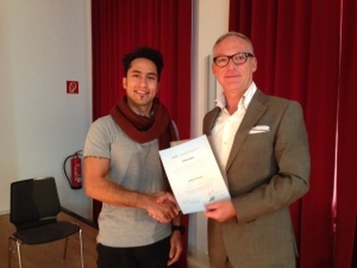 DAAD-Preis 2013 für HfK-Student Mehran Sherkat-Naderi | HfK Bremen